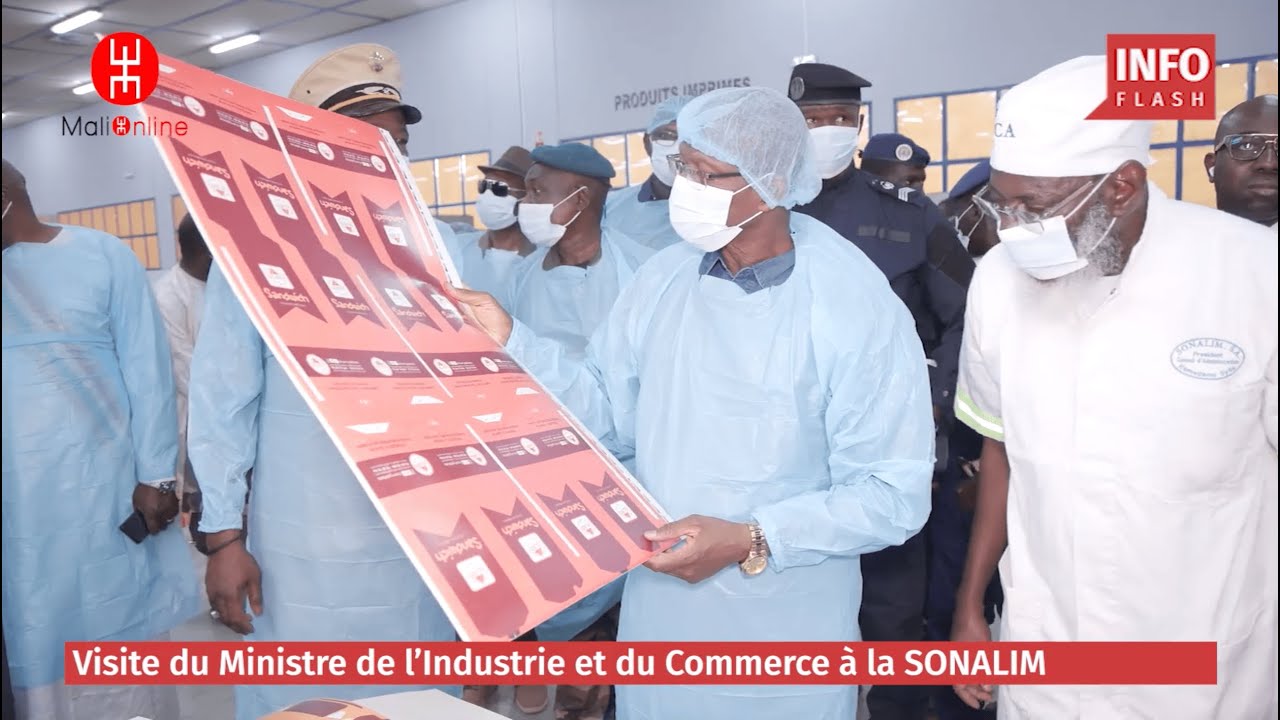 VISITE DU MINISTRE DE L'INDUSTRIE ET DU COMMERCE À LA SONALIM SA - Mali ...
