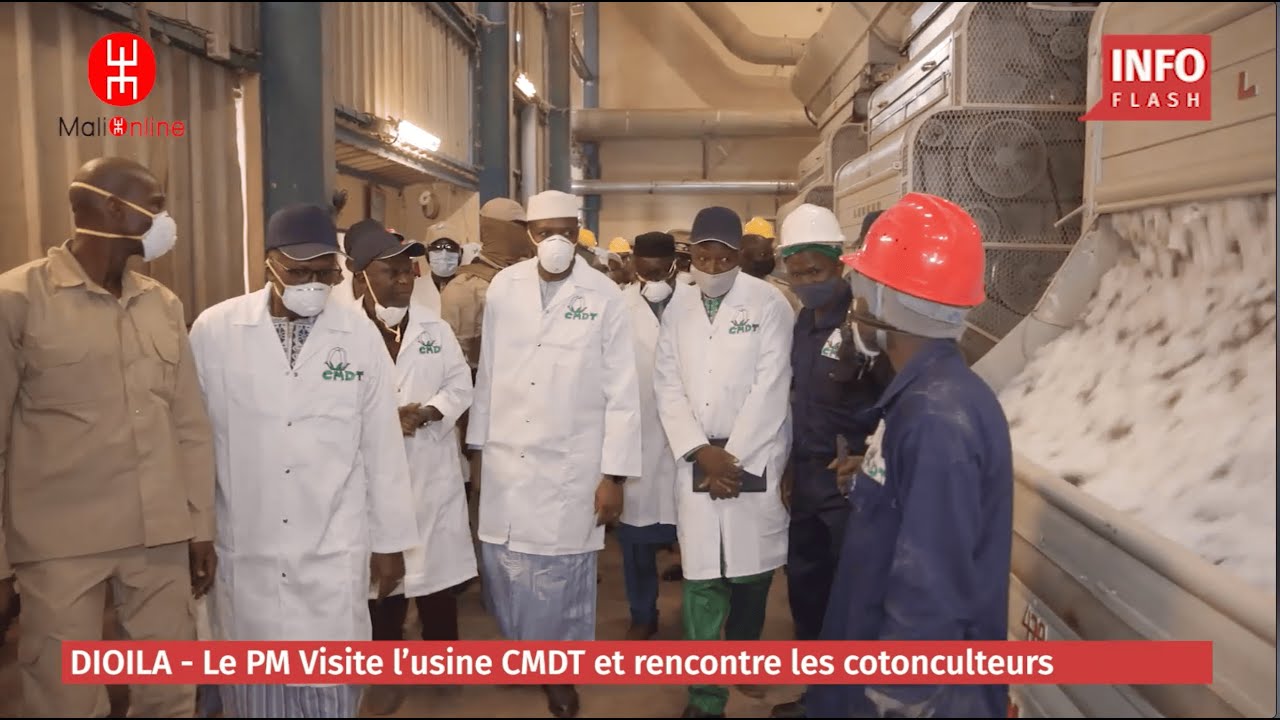 Le Premier ministre, le Général de Division Abdoulaye Maïga, à Dioila ...